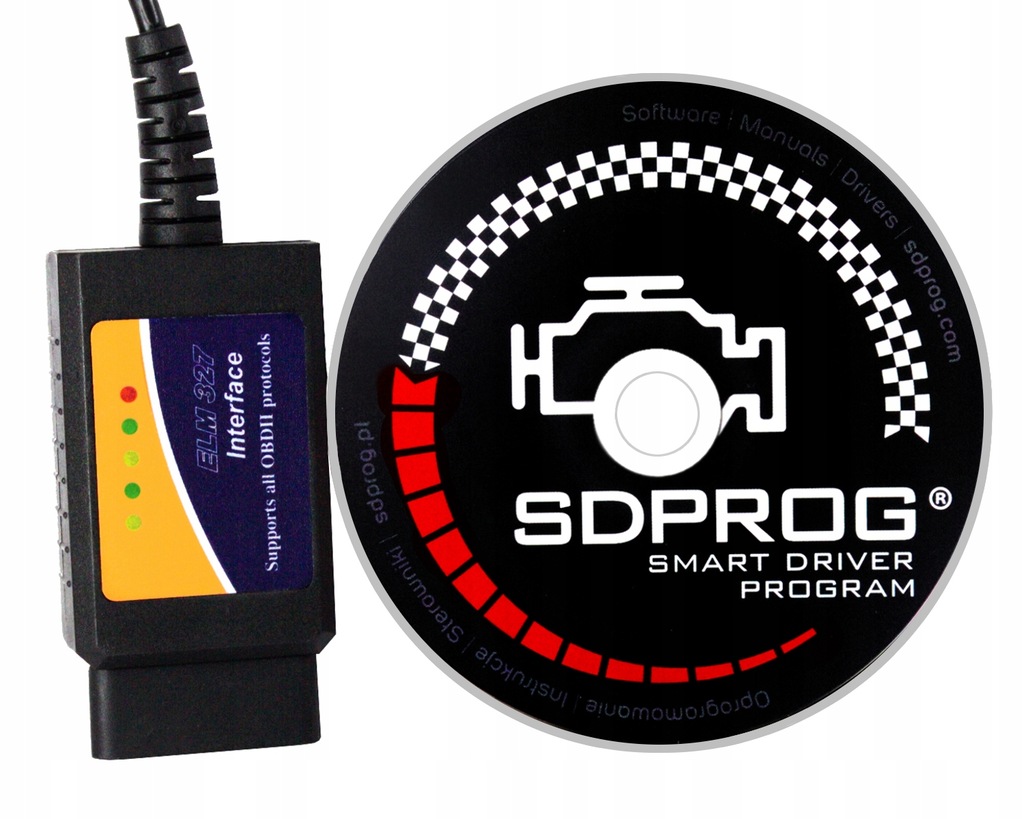 Interfejs diagnostyczny SDPROG ELM327 OBD2 USB PL - 9851738749 - oficjalne archiwum Allegro