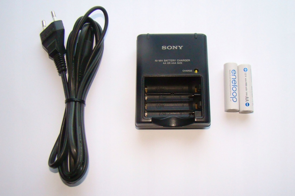 Oryginalna ładowarka SONY BC-CS2A AA AAA+2akumulat - 11186790682 ...