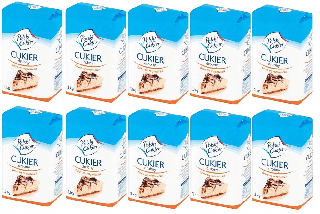 CUKIER DROBNY 10 X 1kg POLSKI CUKIER - 12995349054 - oficjalne archiwum ...