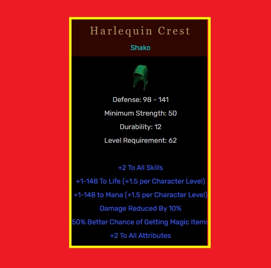 D2R Diablo 2 Resurrected Nowy Ladder SHAKO CZAKO - 14416093255 ...