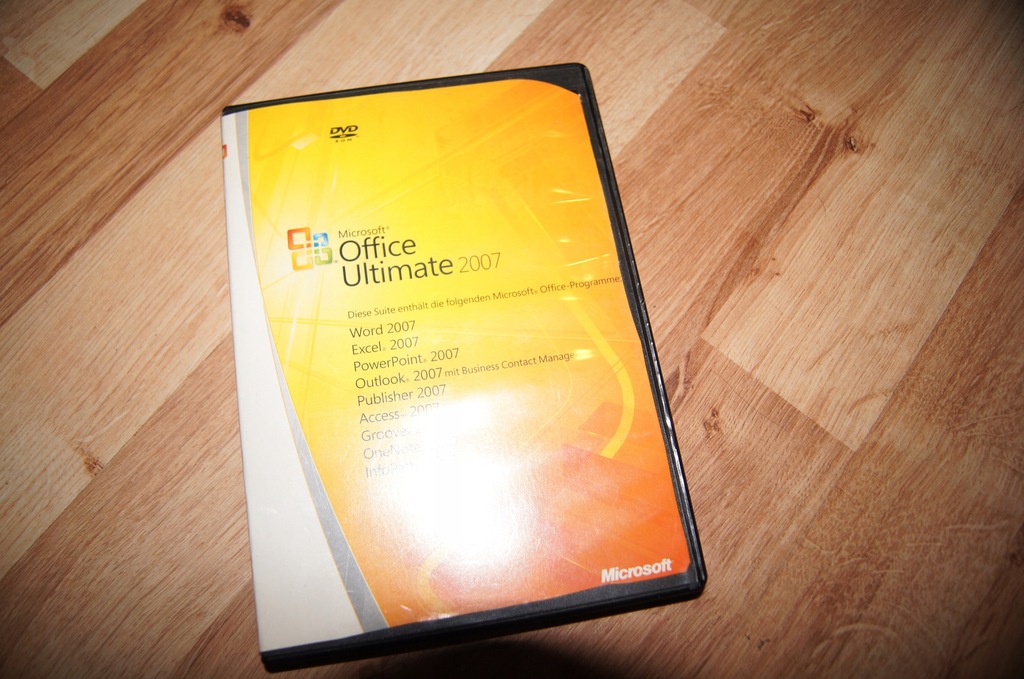 microsoft office ultimate 2007 wyd.niemieckie - 12294872922 - oficjalne ...