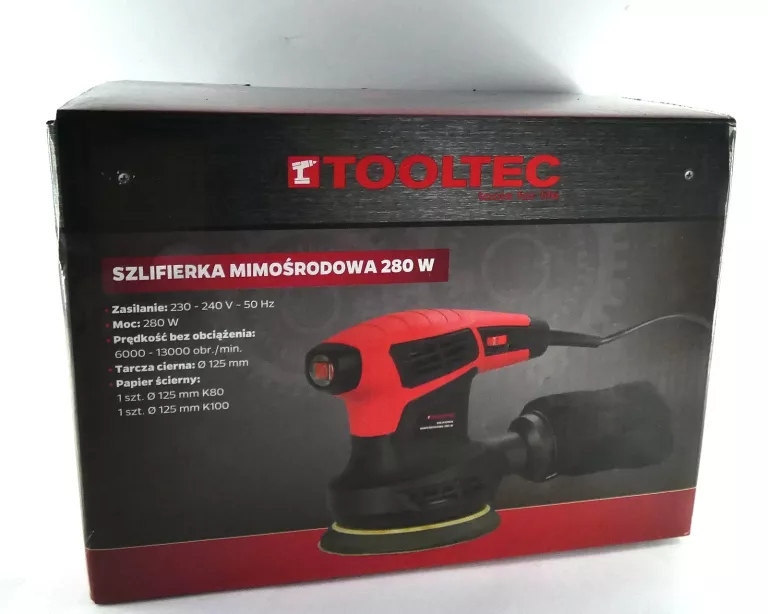 SZLIFIERKA MIMOŚRODOWA TOOLTEC 280W KOMPLET - 12548045907 - oficjalne ...
