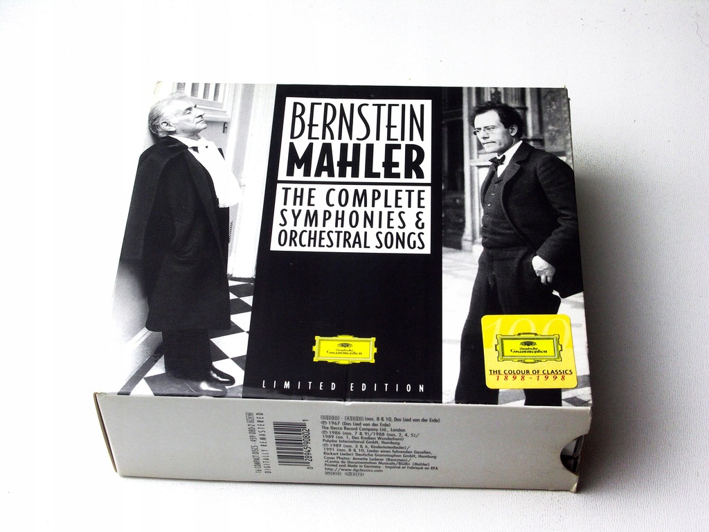 MAHLER- BERNSTEIN - THE COMPLETE SYMPHONIES & ORCHESTRAL WORKS [16CD] - 14469210468 - oficjalne ...