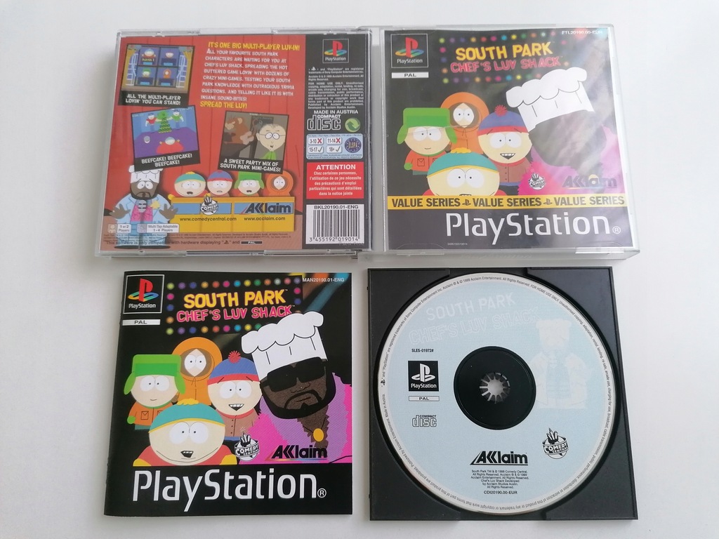 SOUTH PARK CHEEF'S LUV SHACK PSX PS1 - 12009722951 - oficjalne archiwum ...
