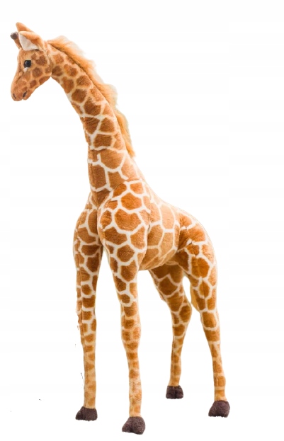 DUŻA PLUSZOWA ŻYRAFA MASKOTKA PLUSZAK ZABAWKA 60CM - 12437958148 ...