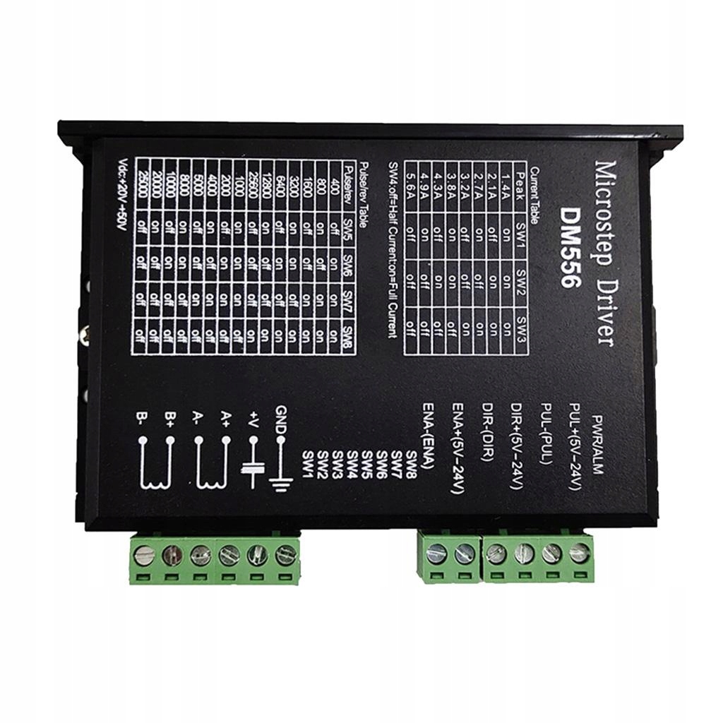 Sterownik silnika krokowego, sterownik CNC DM556 - 12015091238 - oficjalne archiwum Allegro