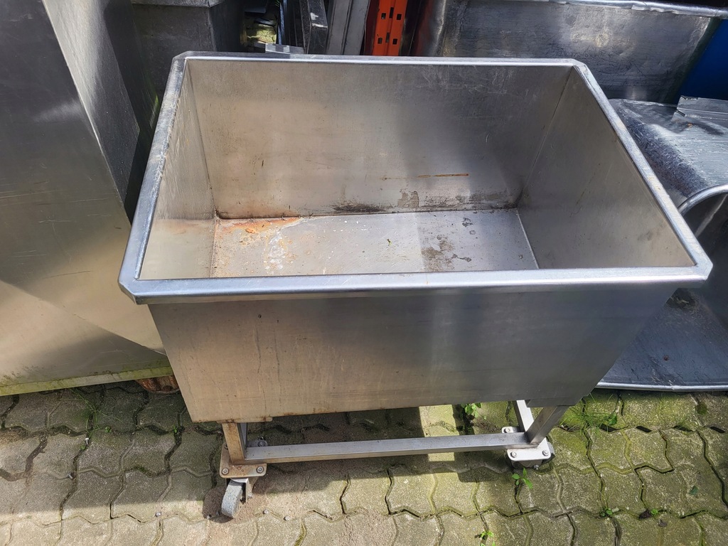 Zbiornik nierdzewny pojemnik cymber - 13915007064 - oficjalne archiwum Allegro