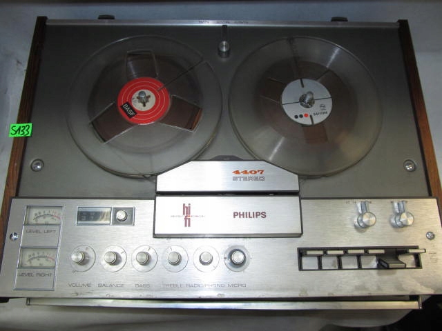 MAGNETOFON SZPULOWY PHILIPS N 4407 - NR S133 - 17289406861 - oficjalne archiwum Allegro