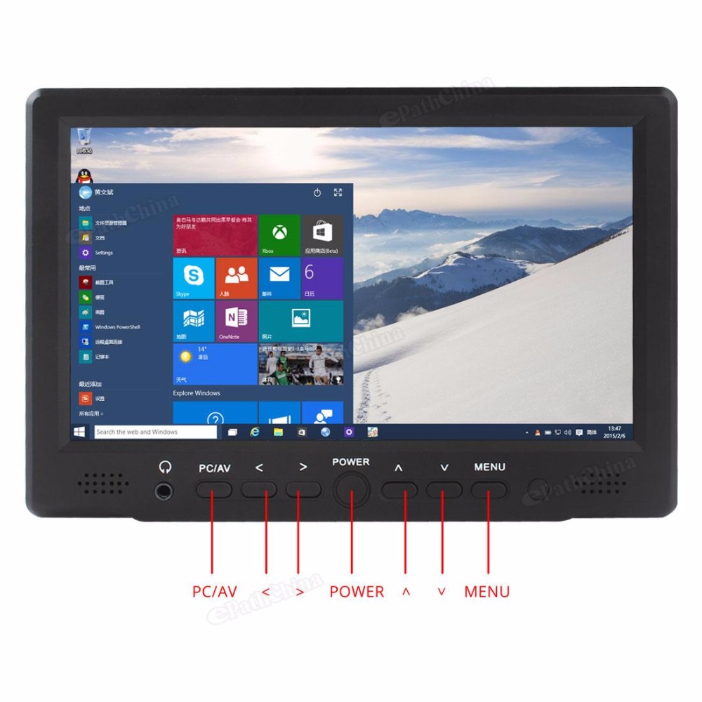 MONITOR DUŻY SAMOCHODOWY TFT LCD 7 CALI HDMI VGA - 6983149143 ...