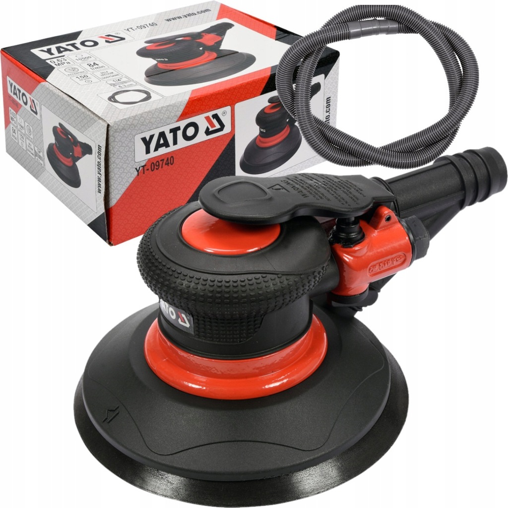 Szlifierka pneumatyczna mimośrodowa YATO YT-09740 - 11016650640 - oficjalne archiwum Allegro