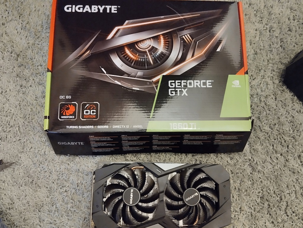 Karta Gigabyte GeForce GTX 1660 Ti 6 GB gwarancja - 13763347948 ...