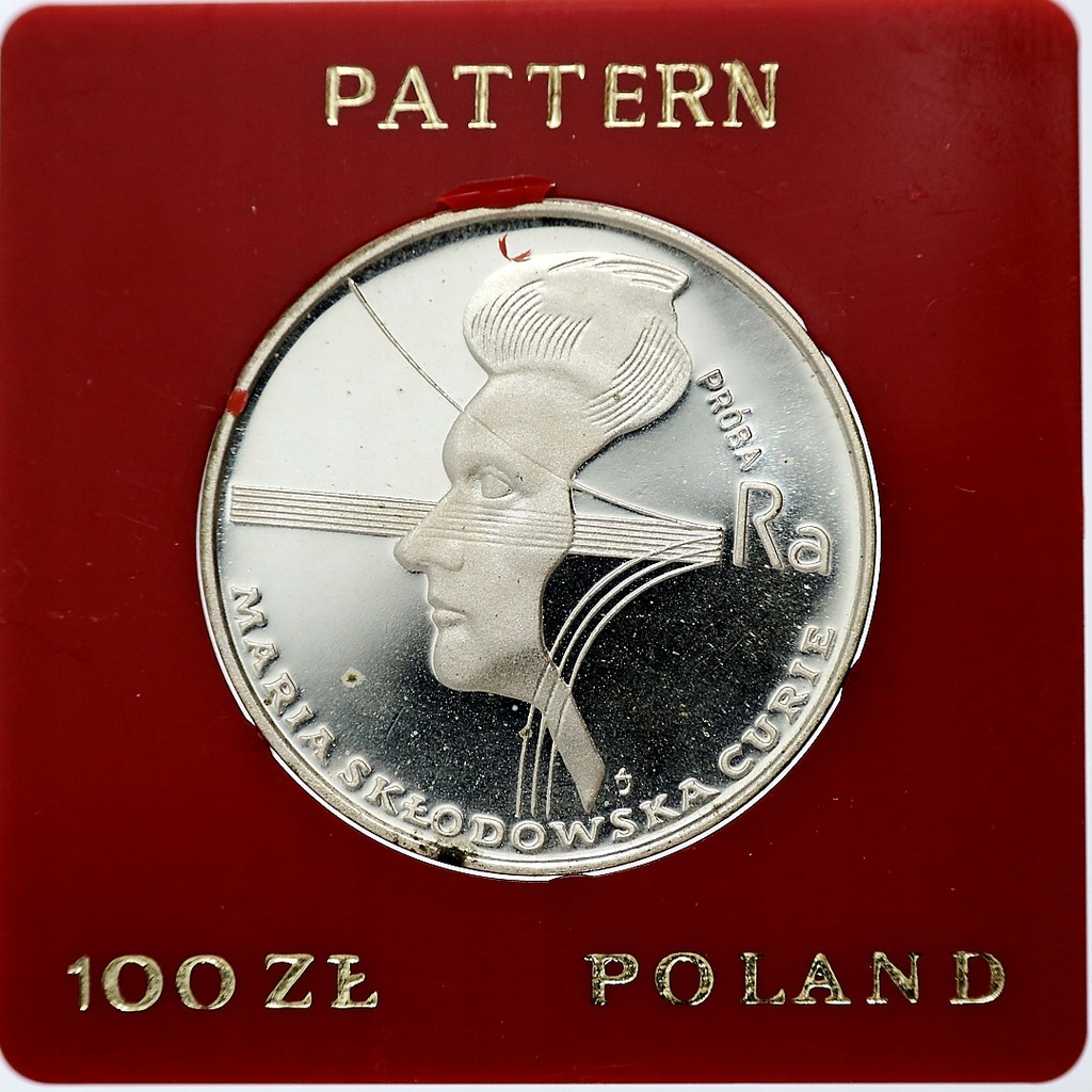GZ 100 zł 1974 Maria Skłodowska Curie próba - 17231559857 - oficjalne archiwum Allegro
