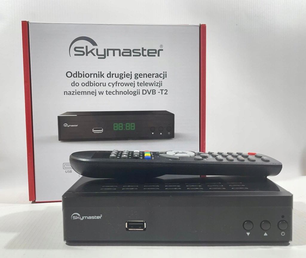 Dekoder DVB-T2 Skymaster - 11767377309 - oficjalne archiwum Allegro