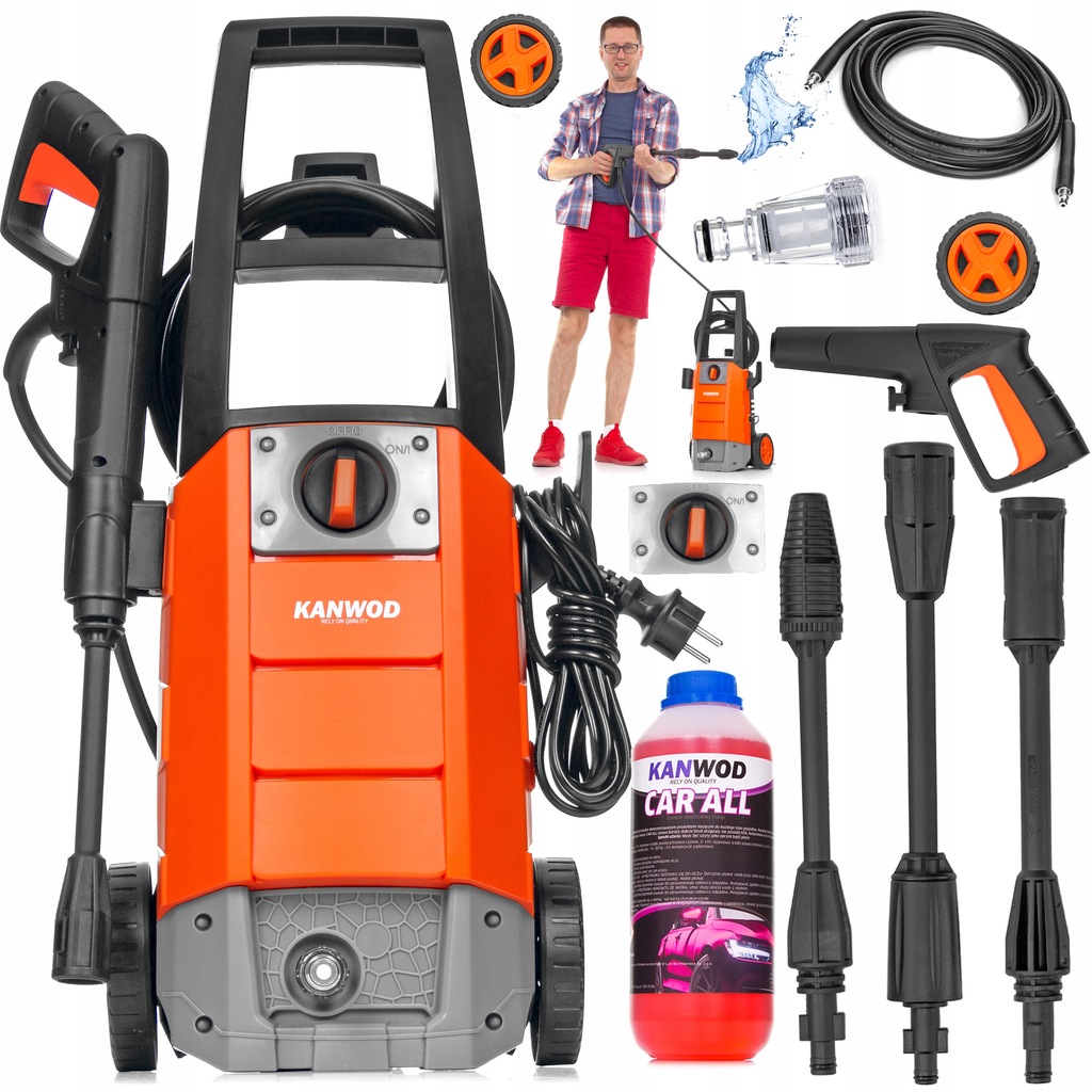 MYJKA CIŚNIENIOWA KANWOD FULL ENERGY 180 BAR 2W1 - 10483835652 - oficjalne archiwum Allegro