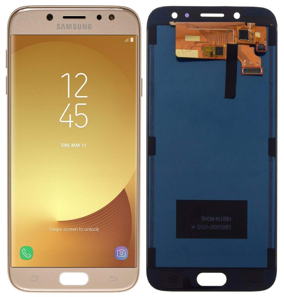Wyświetlacz LCD Samsung GALAXY J7 2017 J730 złoty - 7914847990 ...