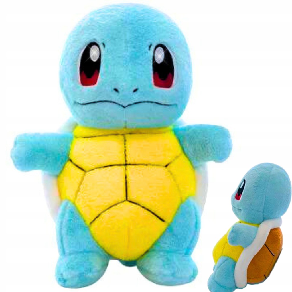 MASKOTKA PLUSZAK SQUIRTLE POKEMON NIEBIESKI DUŻY XXL 50CM ŻÓŁW ...