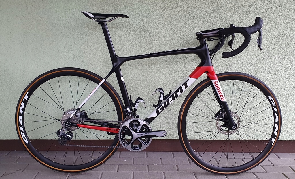 GIANT TCR SUNWEB DISC DURA ACE Di2 11s sztywne osi - 11746315601 ...