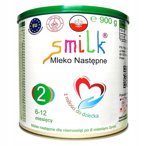 Smilk 2 Mleko Następne dla Niemowląt 900g - 13626689079 - oficjalne ...