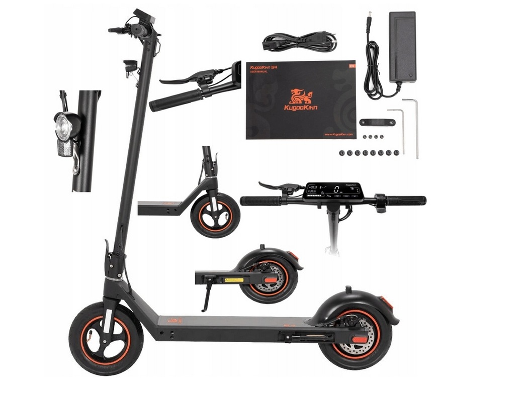 HULAJNOGA ELEKTRYCZNA KUGOO KIRIN S4 350W 35KM/H - 12440307525 - oficjalne archiwum Allegro