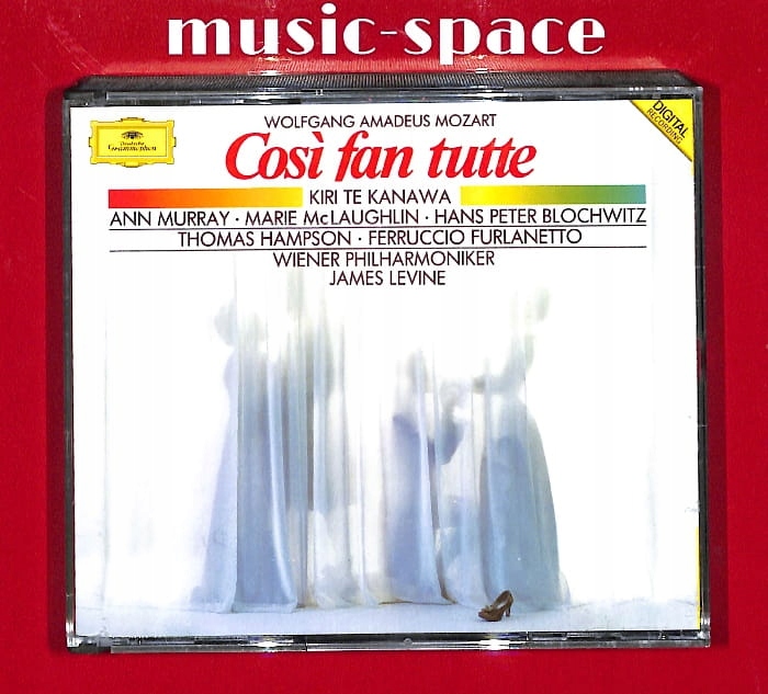 Mozart - Cosi Fan Tutte - James Levine 3CD EU 5- - 12314966198 - oficjalne archiwum Allegro