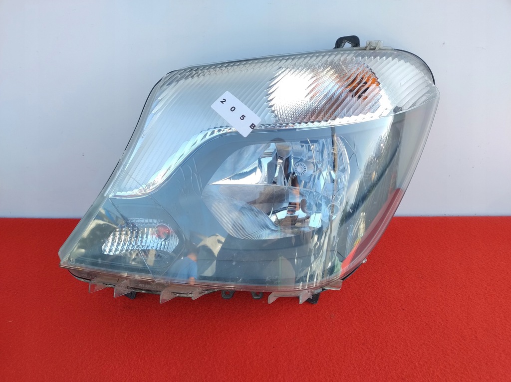 MERCEDES SPRINTER W906 LIFT LEWA LAMPA PRZÓD KOMPLETNA A9068205600 205B ...