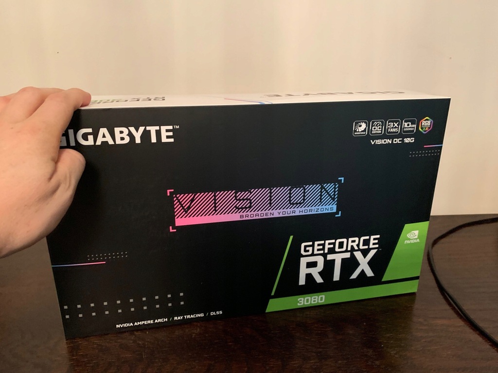 Nowa Gigabyte Vision OC RTX 3080 Od Ręki+WD Legion - 9844865343 ...