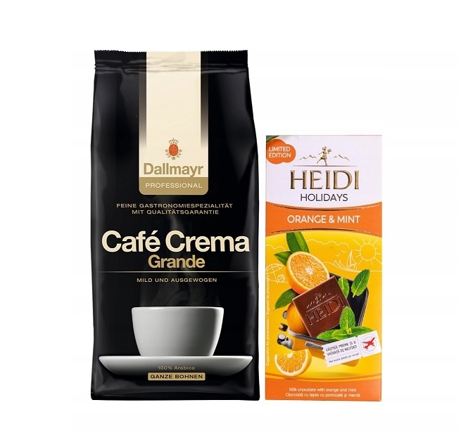DALLMAYR CAFE CREMA GRANDE 1KG - ZIARNO +CZEKOLADA - 13296689773 ...