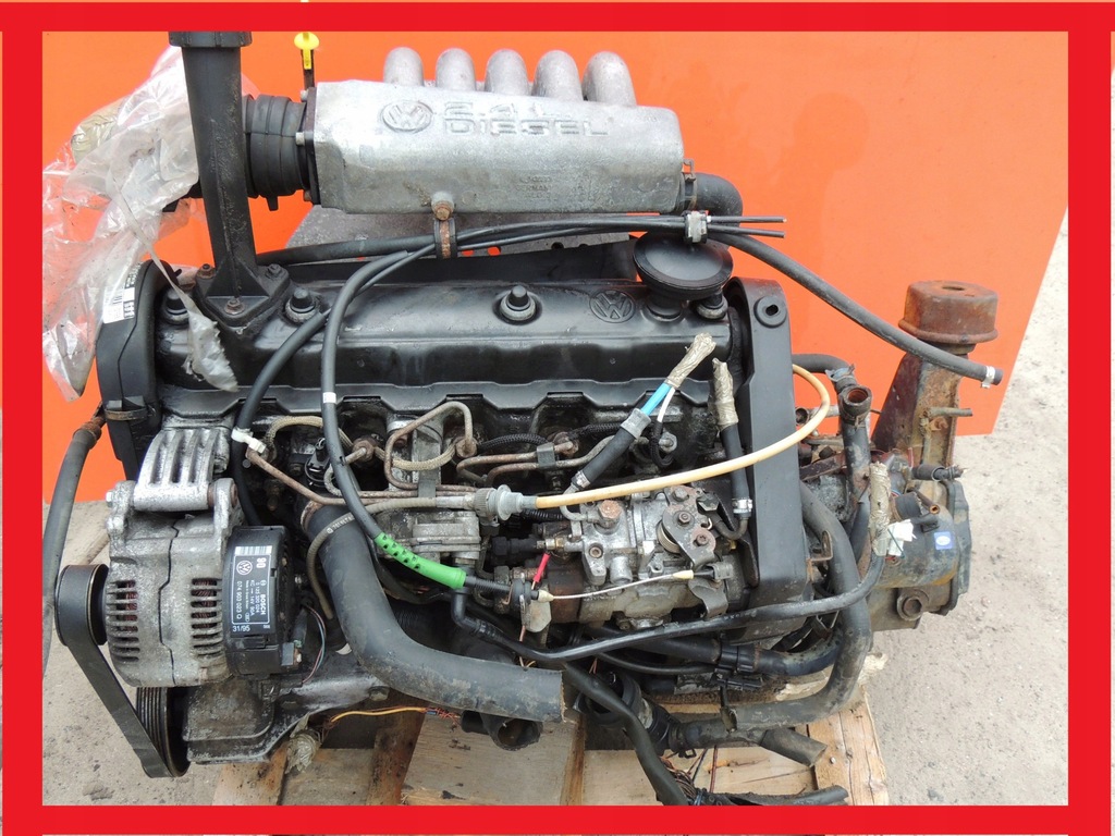 SILNIK KOMPLETNY VW T4 2.4D gwarancja części - 8432137029 - oficjalne archiwum Allegro