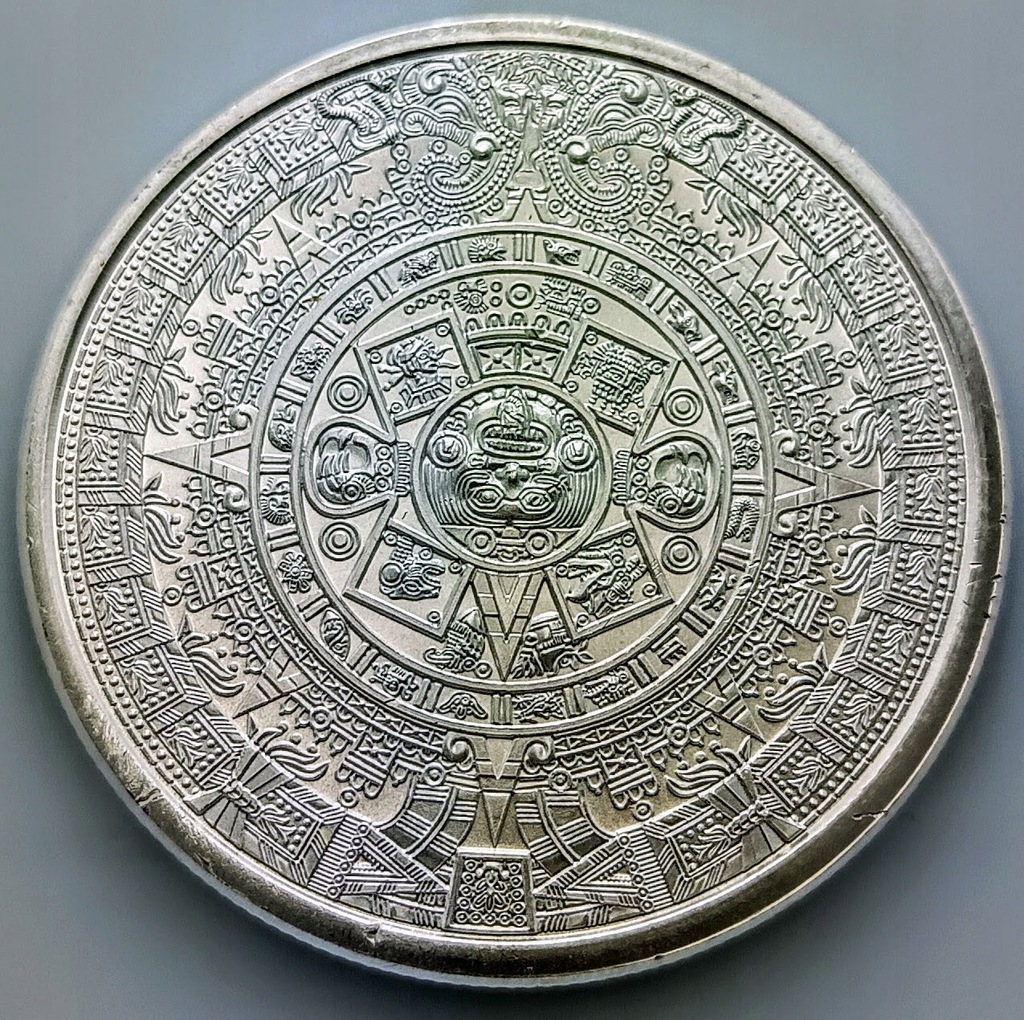 Srebrna moneta Kalendarz Azteków, 1 oz, 2021 - 14420923611 - oficjalne ...