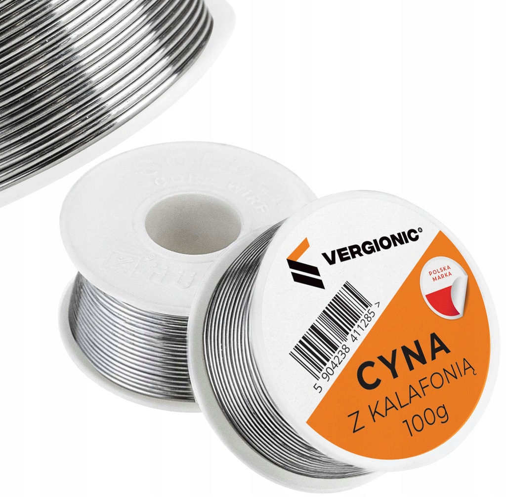 CYNA DO LUTOWANIA CYNEL 100g z KALAFINIĄ 1mm ROLKA - 13335425226 ...