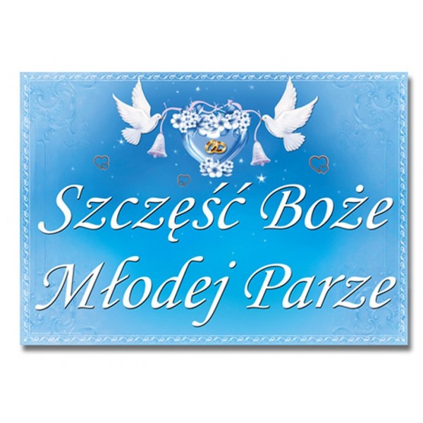 Baner plakat WITAMY GOŚCI dekoracja ślub wesele - 6767671697 ...