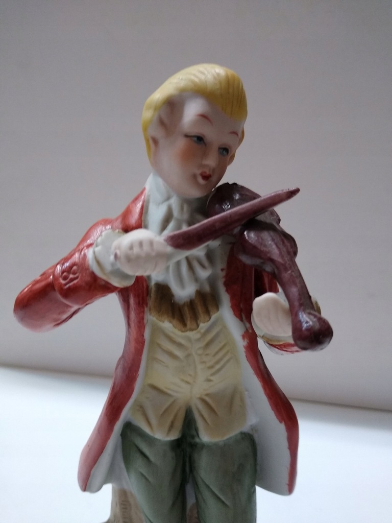 Figurka Skrzypek biskwit Bawaria - 13586529302 - oficjalne archiwum Allegro
