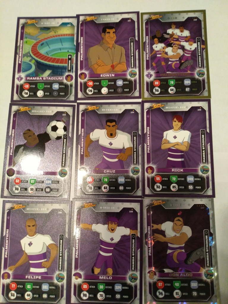 Supa strikas league champions PALMENTIERI drużyna - 8061024975 - oficjalne archiwum Allegro