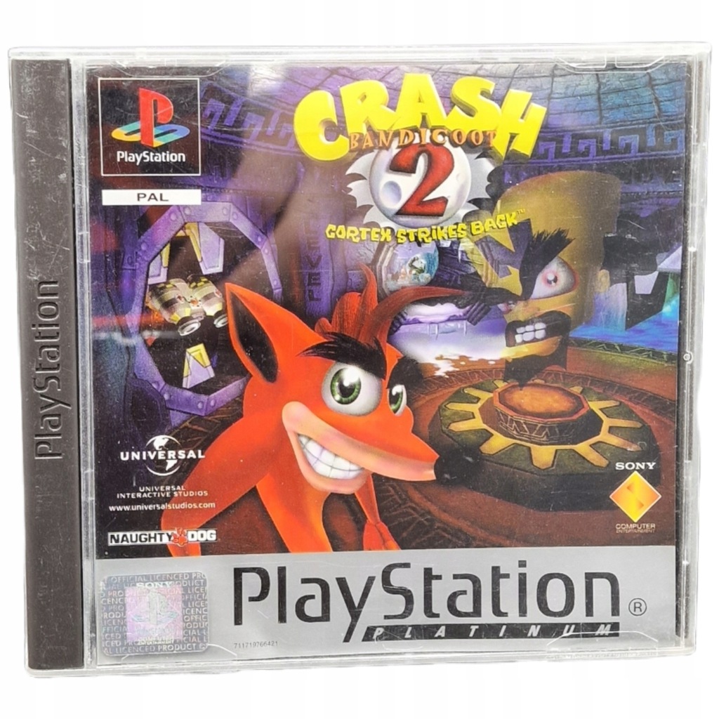 CRASH BANDICOOT 2 CORTEX STRIKES BACK PS1 PSX #2 - 12315387162 ...
