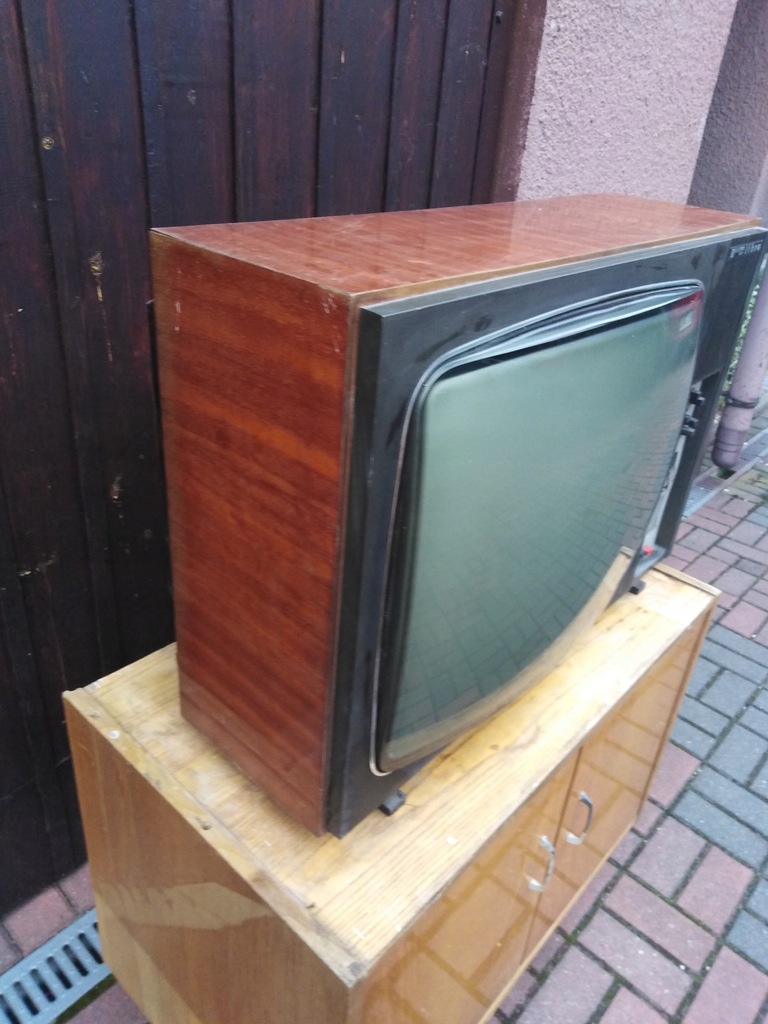 Stary telewizor Unitra Libra Prl - 9825126103 - oficjalne archiwum Allegro