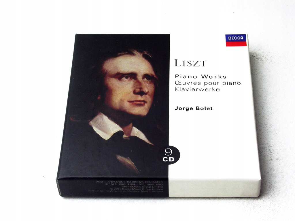 LISZT - JORGE BOLET - PIANO WORKS [9CD BOX] - 14251741155 - oficjalne ...