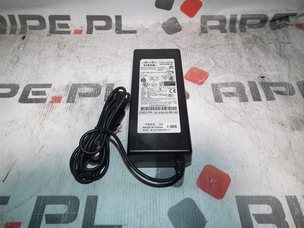 Zasilacz Cisco AD10048P3 341-0183-01 48V AC - 8705810363 - oficjalne archiwum Allegro