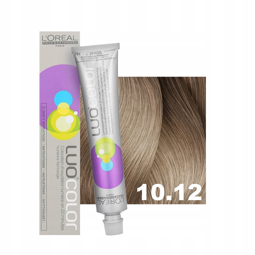 LOREAL LUO COLOR FARBA DO WŁOSÓW 10.12 50 ML - 14208484034 - oficjalne ...