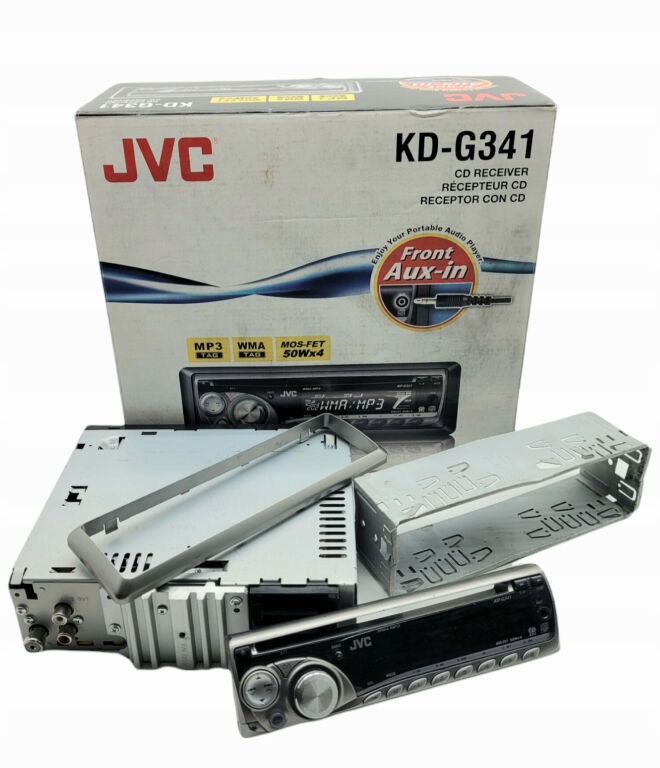 RADIO SAMOCHODOWE JVC KD-G341 KARTON - 11753461492 - oficjalne archiwum Allegro