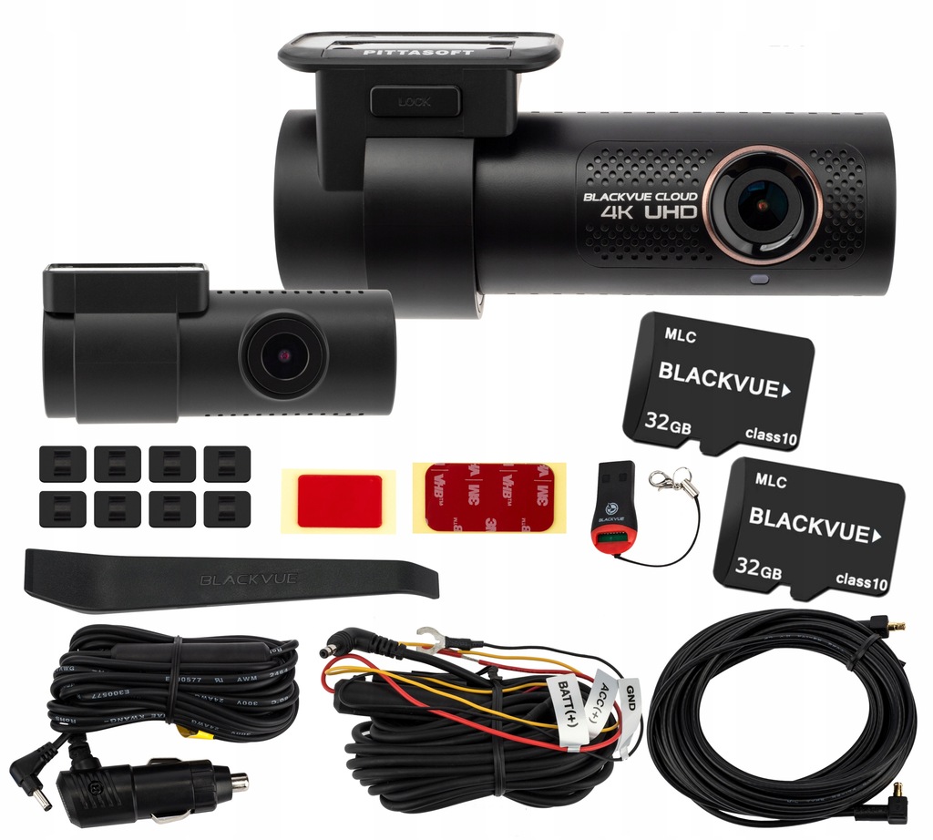 BLACKVUE DR900X-2CH PLUS REJESTRATOR 2X KARTA 32GB - 11325470678 ...