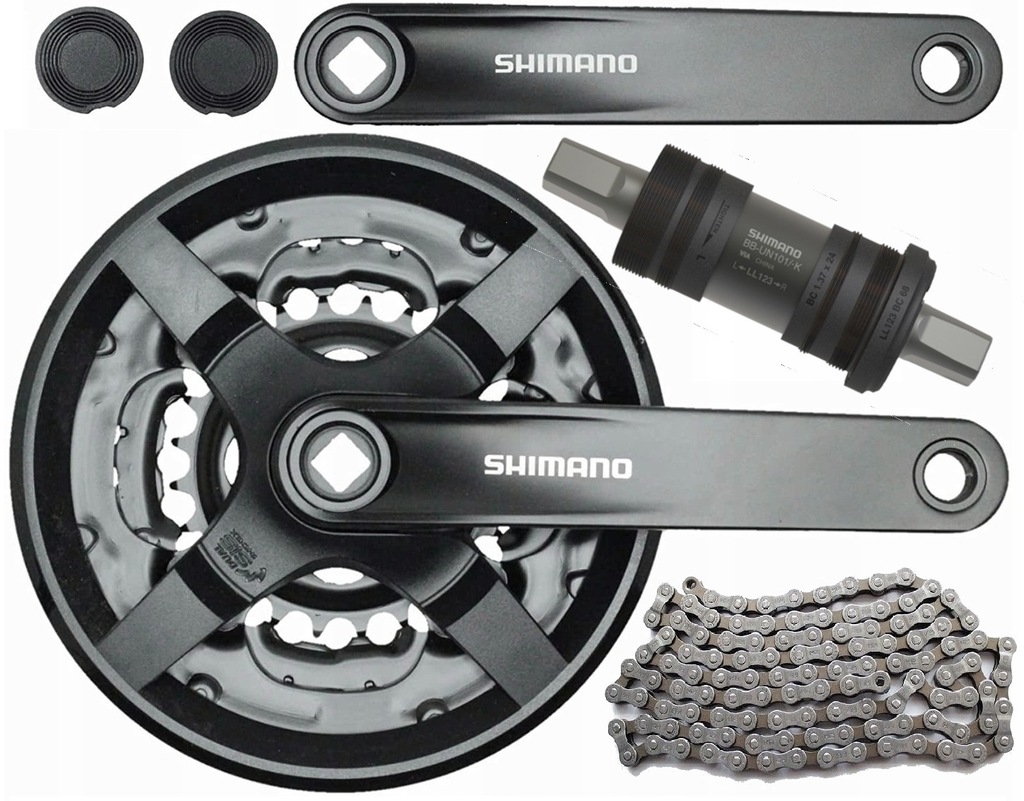 SHIMANO FC-TY301 42/34/24 170 korba suport łańcuch - 12388967847 - oficjalne archiwum Allegro