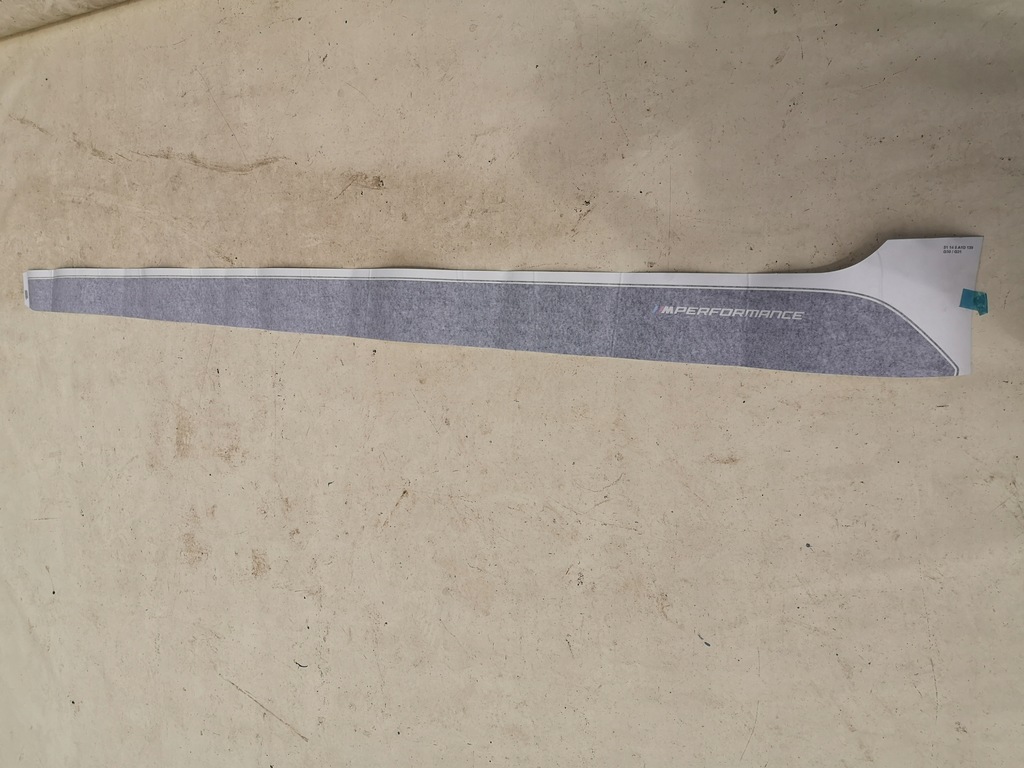 FOLIA PROGOWA M PERFORMANCE BMW 5 G30 G31 ORYGINAŁ - 12297609778 ...