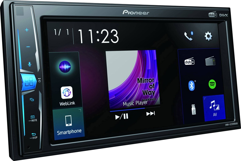 Купить АВТОМОБИЛЬНАЯ РАДИО PIONEER DMH-A3300DAB BT USB 2DIN: отзывы ...