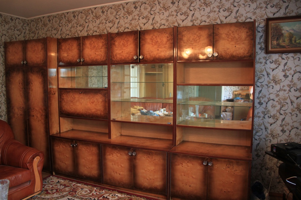 Meble PRL Meblościanka Czeczot - 8246210431 - oficjalne archiwum Allegro