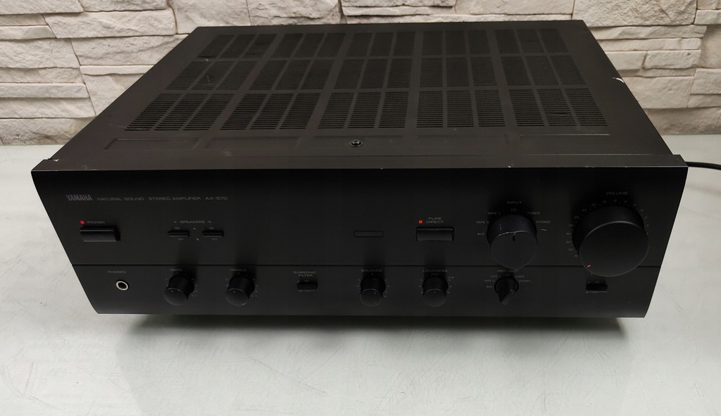Yamaha AX-570 zintegrowany wzmacniacz stereo - 12586215899 - oficjalne archiwum Allegro