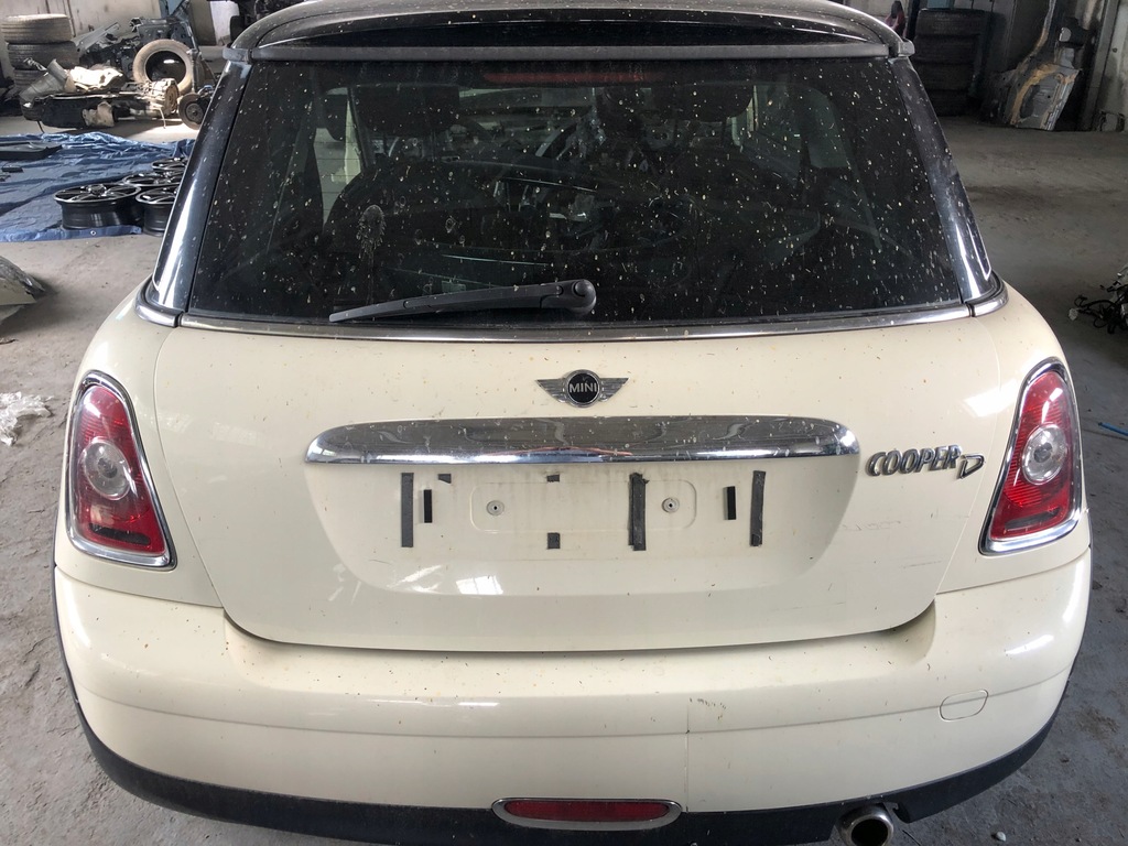 MINI COOPER R56 KLAPA TYLNA KOMPLETNA PEPPER WHITE - 9758760955 ...