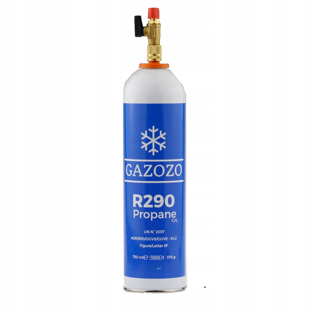 Gaz czynnik chłodniczy R290 propane z zaworem - 7979195120 - oficjalne ...