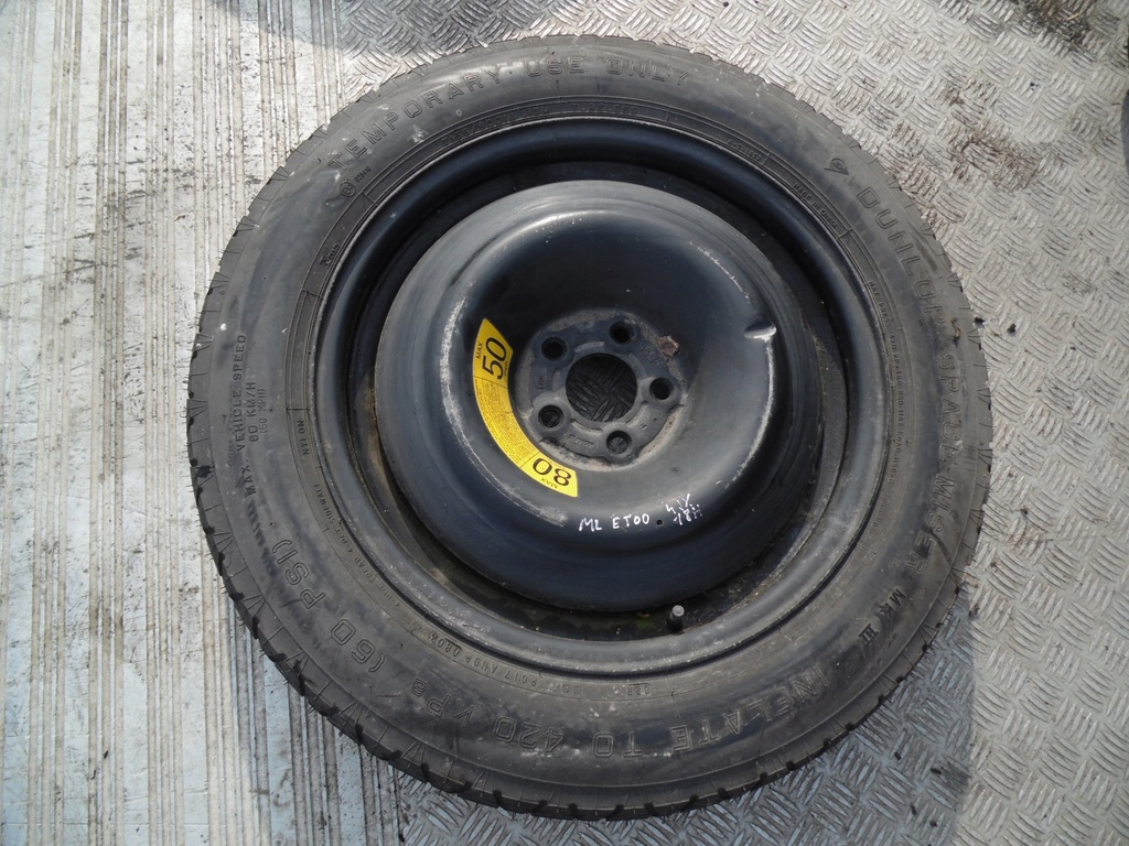 KOŁO ZAPASOWE DOJAZDÓWKA MERCEDES W164 ML 18'' - 12618925380 - oficjalne archiwum Allegro