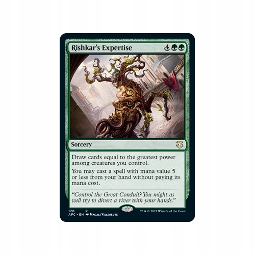 MTG Rishkar's Expertise (Rare) - 10976319186 - oficjalne archiwum Allegro
