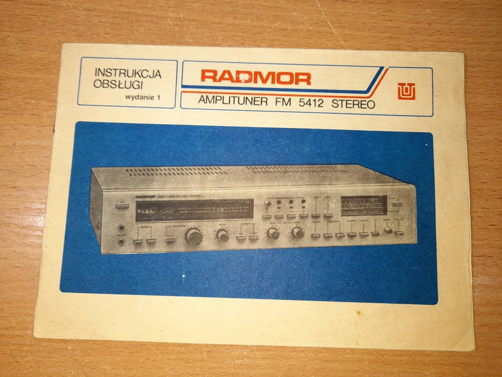 UNITRA Radmor FM 5412 instrukcja obsługi orginał - 12097996868 ...